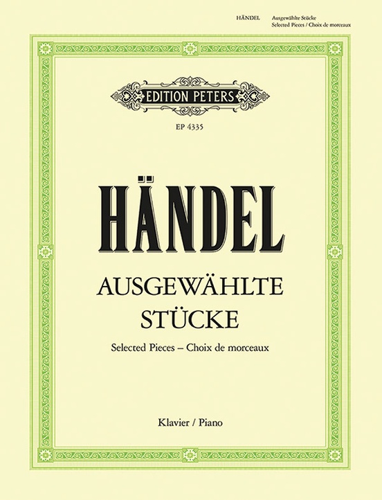 Album Of 10 Original Pieces Piano Solo George Frideric Handel Sheet Album Of 10 Original Pieces Piano Solo George Frideric Handel Sheet