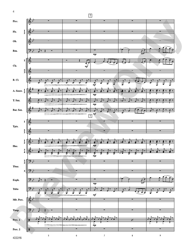 Mountain Strong: Score: Concert Band Score - Digital Sheet Music Download
