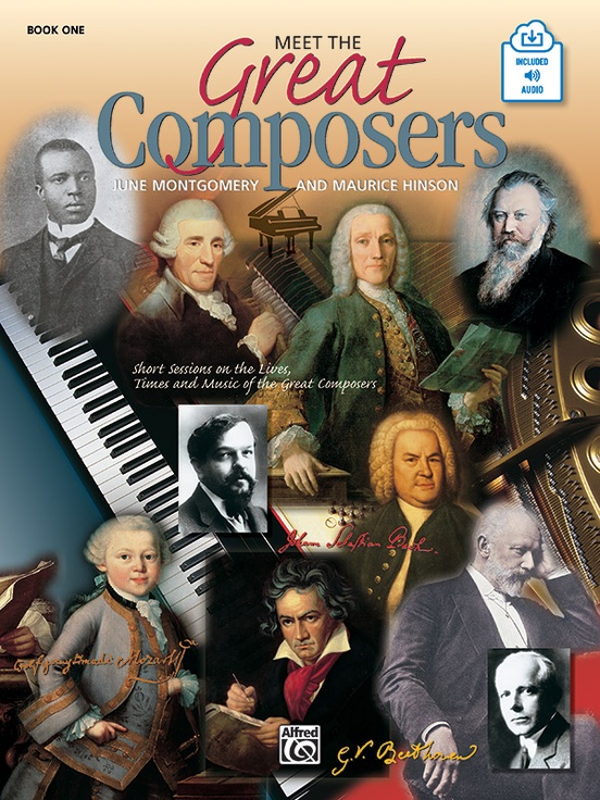 Meet the Great Composers, Book 1: Piano Book & Online Audio | Sheet Music