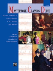 Masterwork Classics Duets, Level 10: Piano Duet (1 Piano, 4 Hands) Book | Sheet Music