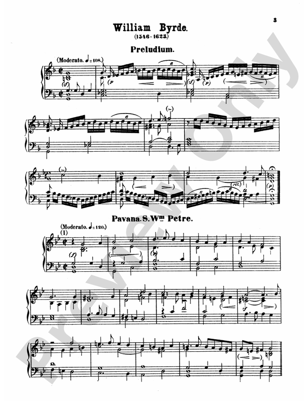 Byrd: Compositions: Pavana Part - Digital Sheet Music Download