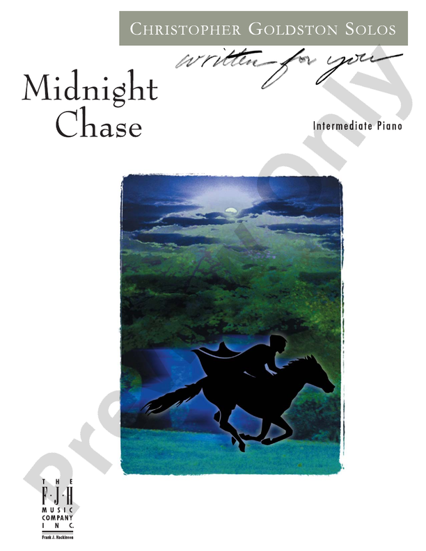 Midnight Chase: Piano: Christopher Goldston - Digital Sheet Music Download