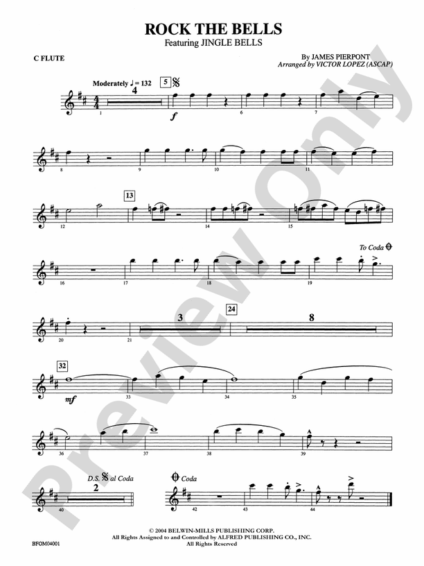 Rock the Bells: Flute: Flute Part - Digital Sheet Music Download