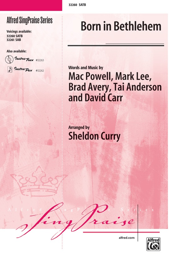 Born in Bethlehem: SATB Choral Octavo: Mark Lee | Sheet Music