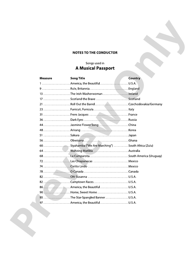 A Musical Passport: Score: String Orchestra Score - Digital Sheet Music ...