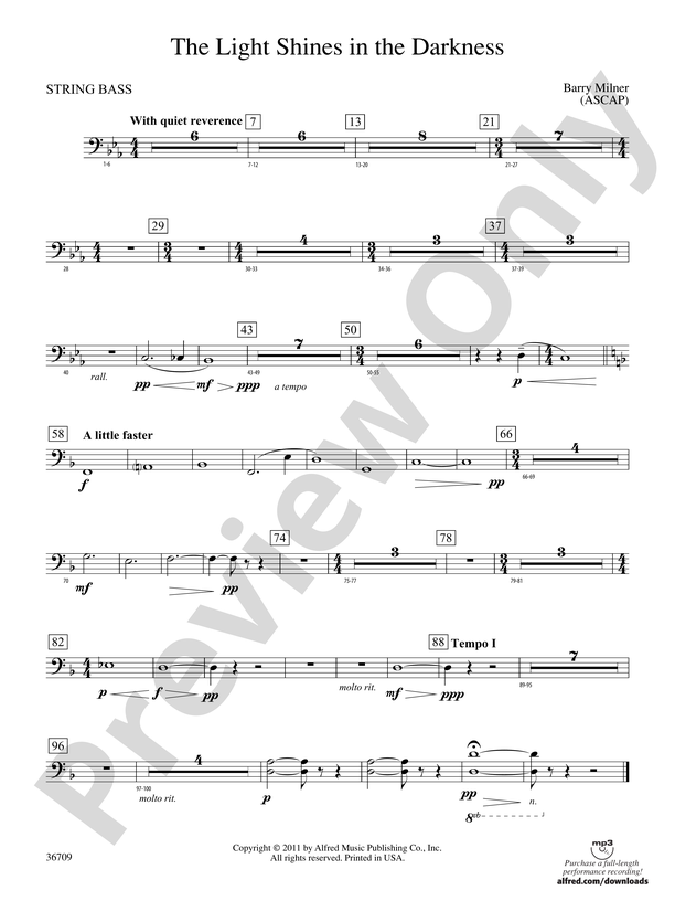 The Light Shines in the Darkness: (wp) String Bass: (wp) String Bass World Part - Digital Sheet ...
