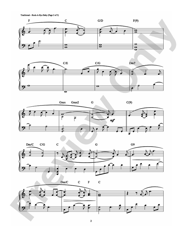 Rock-a-Bye Baby: Piano: Jim Brickman - Digital Sheet Music Download