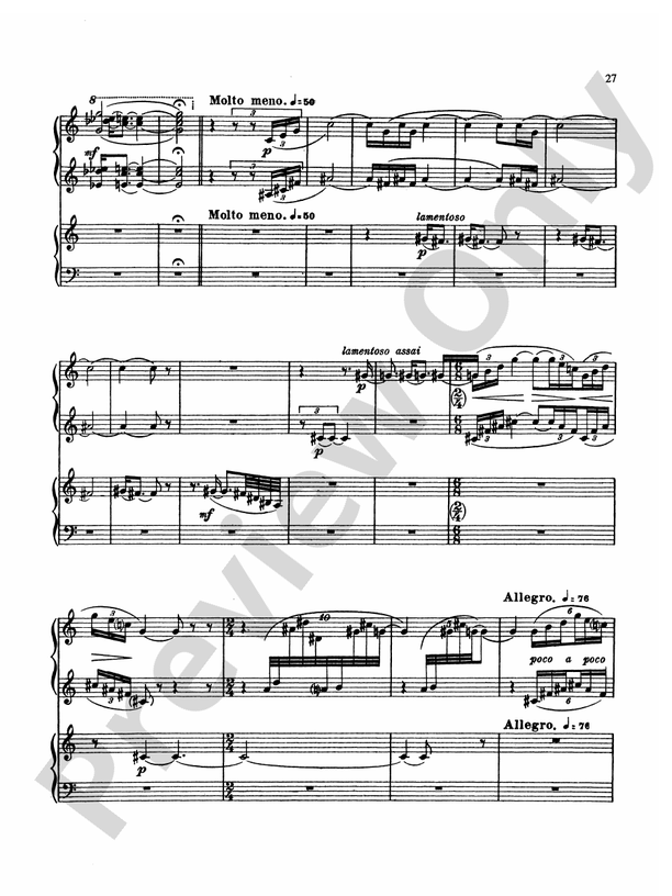 Stravinsky: Petroushka: Chez Pétrouchka Part - Digital Sheet Music Download