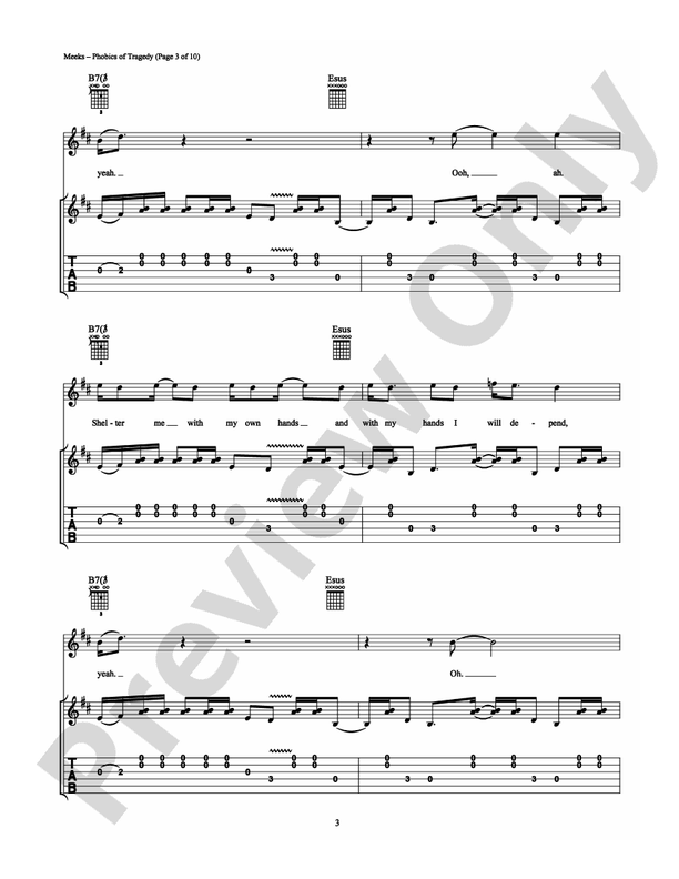 Phobics of Tragedy: Guitar TAB: Days of the New - Digital Sheet Music ...