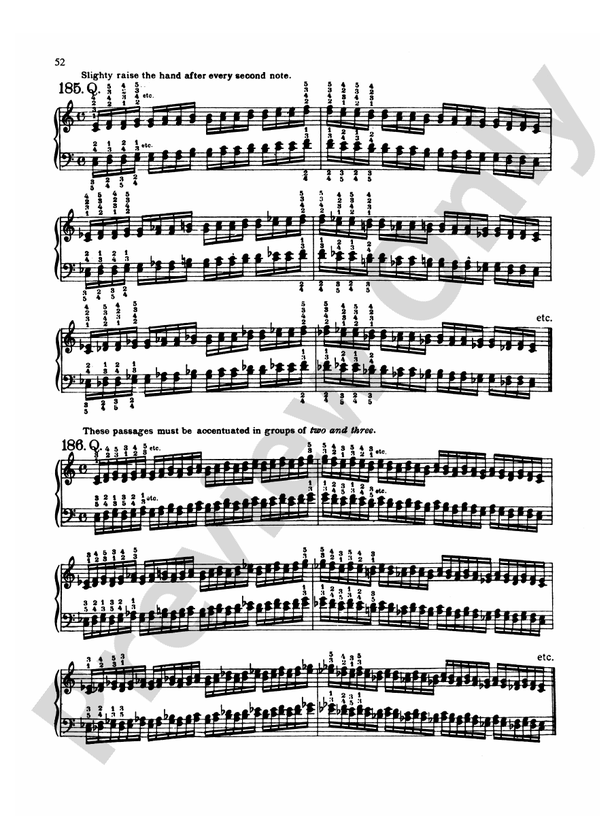 Beringer: Daily Technical Studies for Piano: Section VI: Studies in ...
