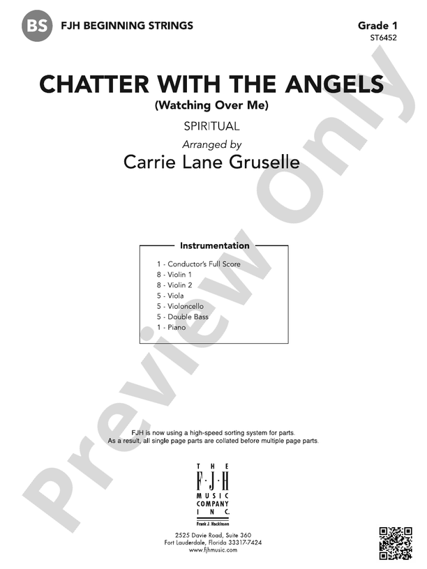 Chatter with the Angels: Score: String Orchestra Score - Digital Sheet ...