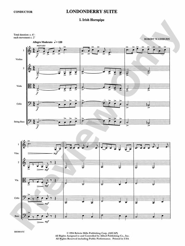 Londonderry Suite: Score: String Orchestra Score - Digital Sheet Music ...