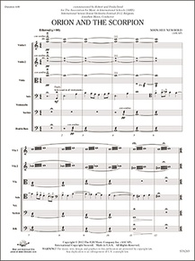 Orion and the Scorpion: String Orchestra Conductor Score: Soon Hee ...