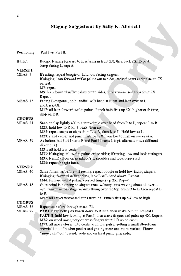 Snow Day!: 2-Part Choral Octavo: Jay Althouse - Digital Sheet Music ...