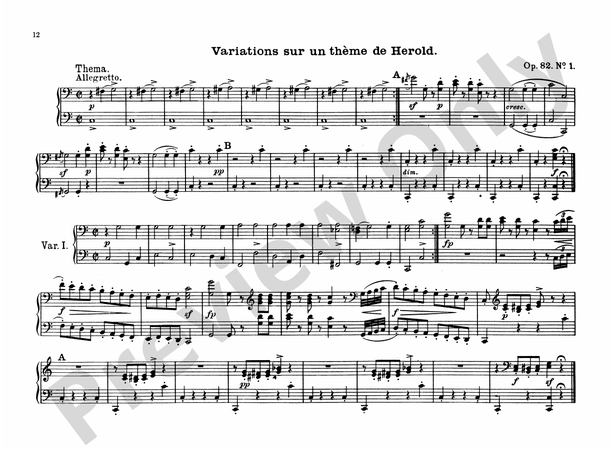 Schubert: Original Compositions for Four Hands, Volume III: Op. 82, No ...