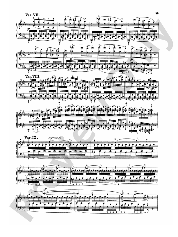 Beethoven: Variations (Volume I): 7. 32 Variations, C Minor Part ...