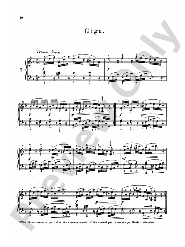 Handel: A First Book: VI. Giga Part - Digital Sheet Music Download