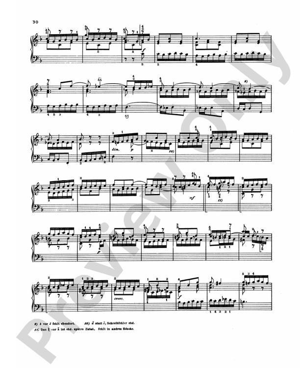 Bach: Various Works (Volume I): Ouverture in F-dur Part - Digital Sheet ...