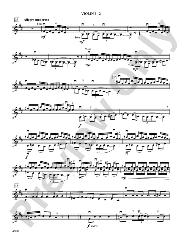 Hemispheres: 1st Violin: 1st Violin Part - Digital Sheet Music Download