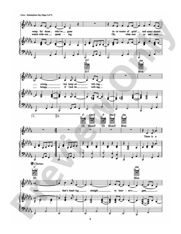 Redemption Day: Piano/Vocal/Chords: Sheryl Crow - Digital Sheet Music ...