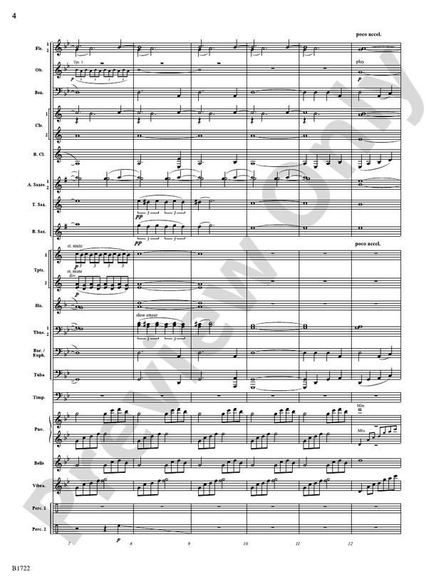 Tundra: Score: Concert Band Score: William Owens - Digital Sheet Music ...