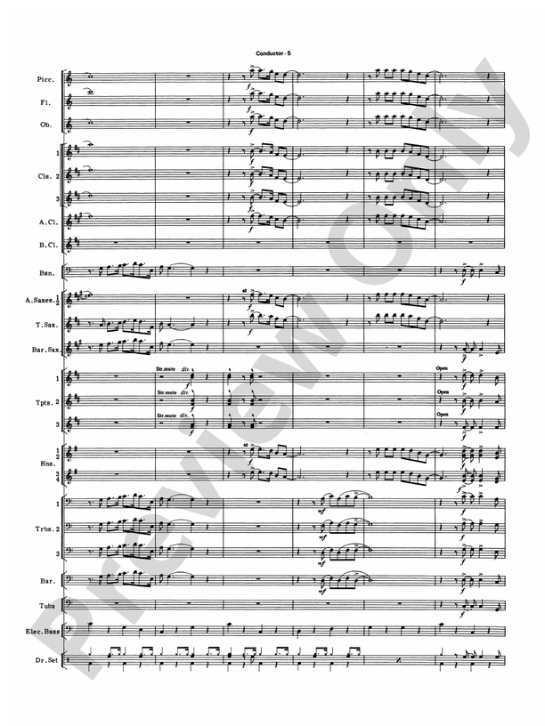 Big Band Spectacular: Score: Concert Band Score - Digital Sheet Music ...