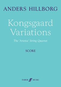 Kongsgaard Variations: String Quartet Score: Anders Hillborg | Sheet Music