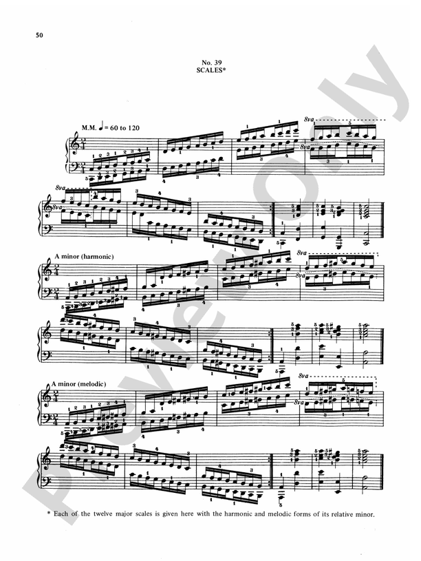 Hanon: The Virtuoso Pianist (Complete): No. 39 Part - Digital Sheet Music Download