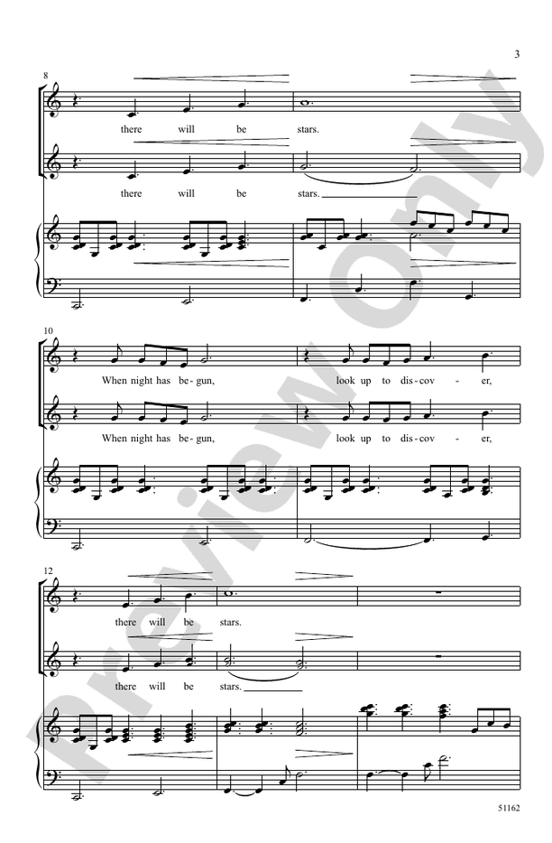 There Will Be Stars: 2-Part Choral Octavo: Andy Beck - Digital Sheet ...