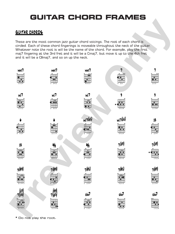 'Round Midnight: Guitar Chords: Guitar Chords Part - Digital Sheet ...