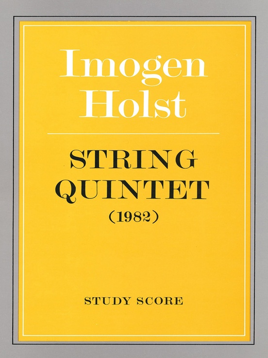 String Quintet: String Quintet Score: Imogen Holst | Sheet Music
