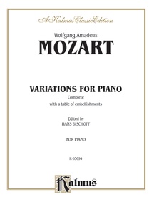 Mozart: Variations, Complete: 8 Variations on the March from "Mariages ...