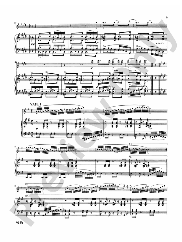 Schubert: Introduction and Variations on a Theme "Ihr Blümlein Alle": Introduction and ...