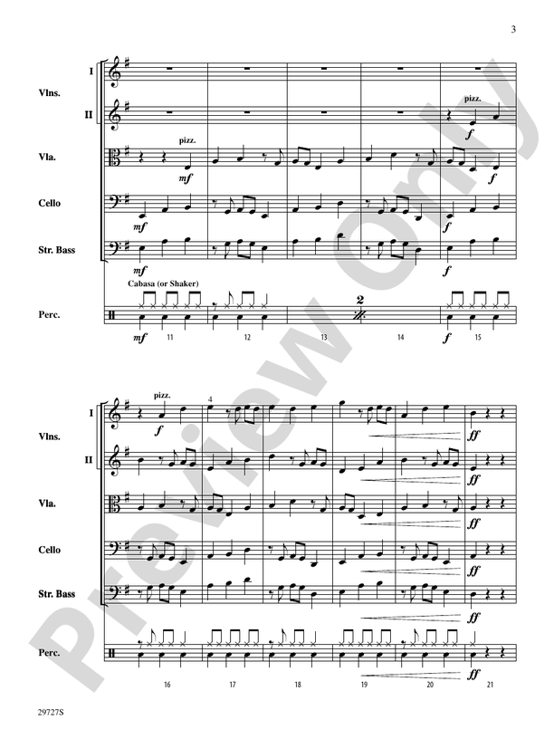 Interplay: String Orchestra Conductor Score & Parts: Brendan McBrien ...