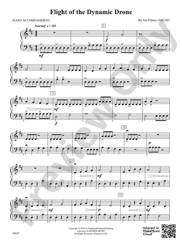 Flight of the Dynamic Drone: Piano Accompaniment: Piano Accompaniment ...