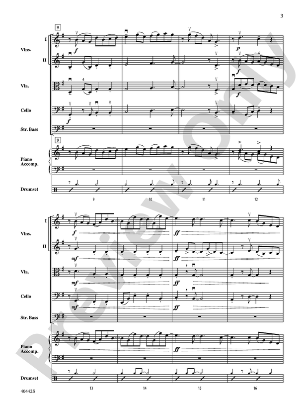 Cascade String Orchestra Conductor Score And Parts Bert Ligon Digital Sheet Music Download 8437