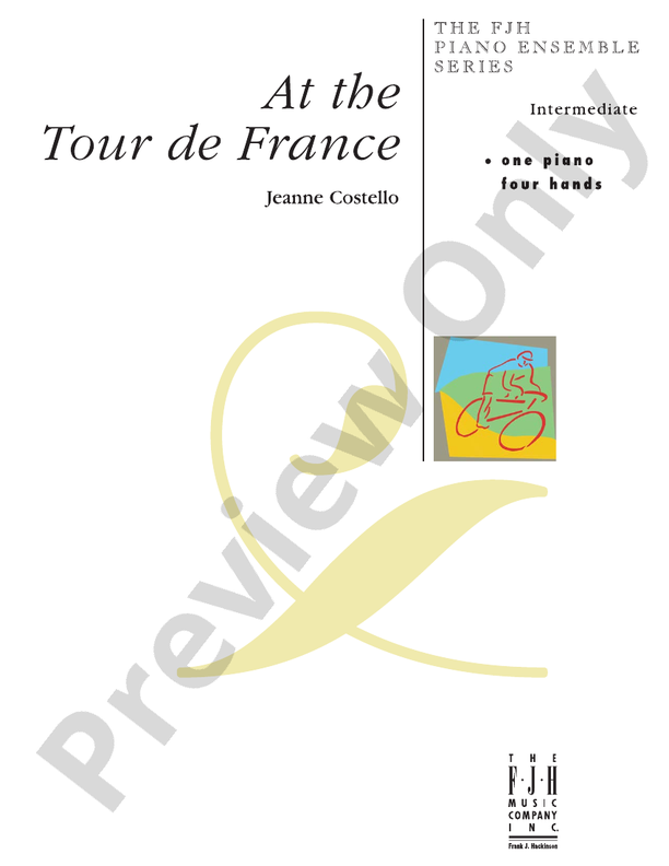 At the Tour de France: Piano: Jeanne Costello - Digital Sheet Music ...