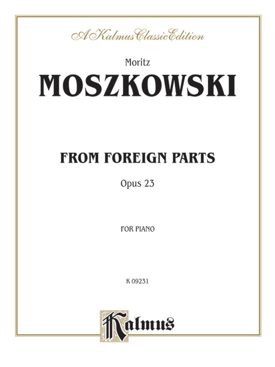 Moszkowski: From Foreign Parts, Op. 23: 1. Russia Part - Digital Sheet ...