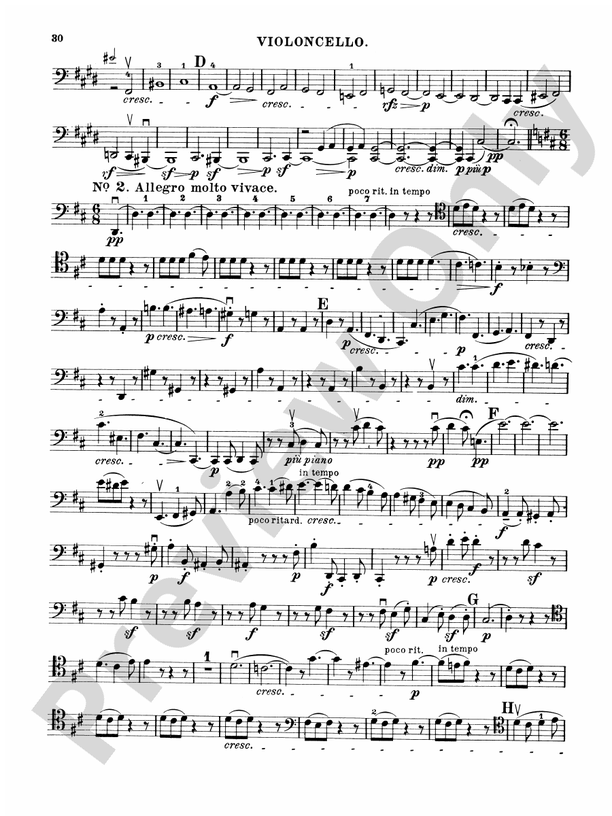 Beethoven: String Quartets, Volume III: String Quartet, Op. 131 (Cello) Part - Digital Sheet ...