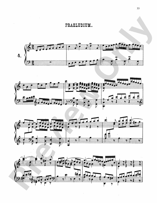 Bach: Six Organ Preludes and Fugues (Arr. Franz Liszt): No. 4, Prelude ...