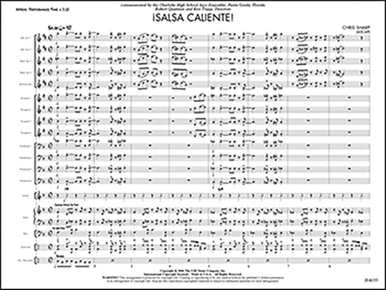 Salsa Caliente!: Jazz Ensemble Conductor Score: Chris Sharp | Sheet Music