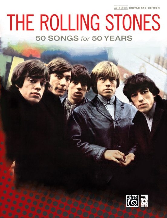 The Rolling Stones: 50 Songs for 50 Years: Authentic Guitar TAB Hardcover Book: The Rolling ...