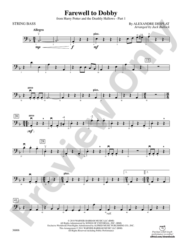 Farewell to Dobby (from Harry Potter and the Deathly Hallows, Part 1 ...