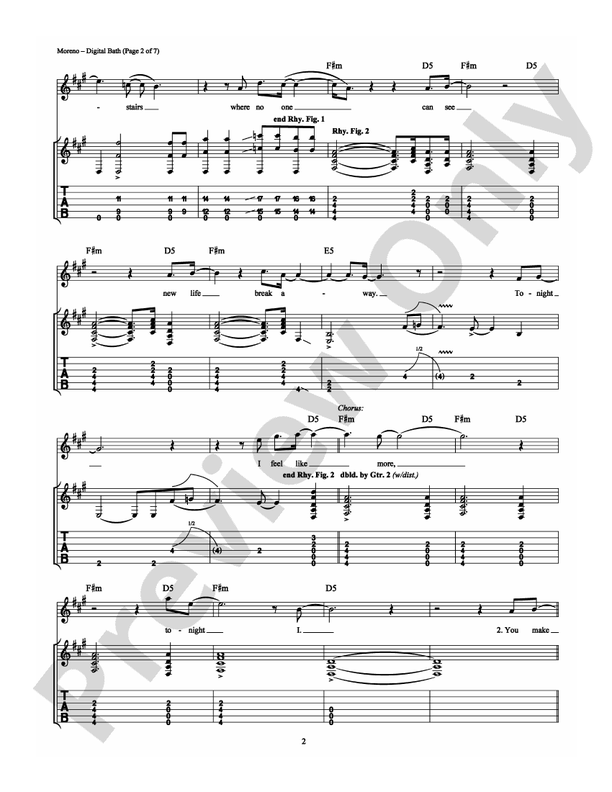 Digital Bath: Guitar TAB: Deftones - Digital Sheet Music Download