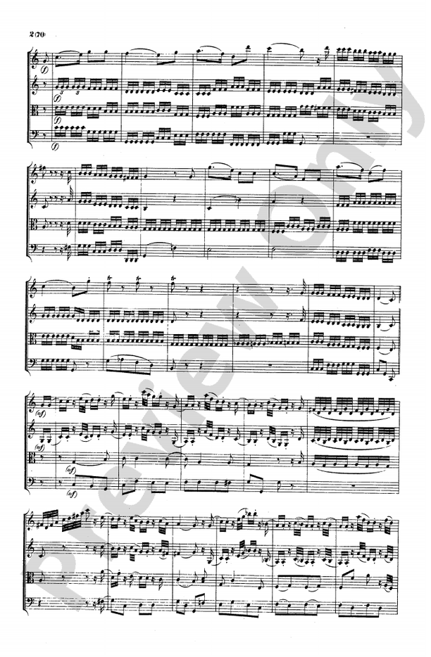 Mozart: String Quartets: String Quartet in C Major, K. 170 Part - Digital Sheet Music Download