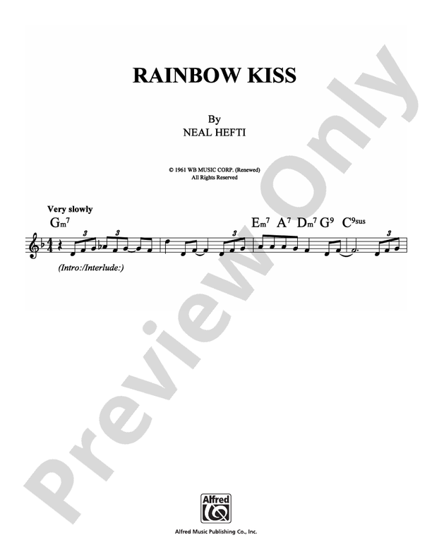 Rainbow Kiss: Lead Sheet: Neal Hefti - Digital Sheet Music Download