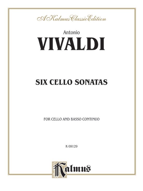 Vivaldi: Six Sonatas for Cello and Basso Continuo: Sonata No. 5, E Minor (Cello I) Part ...