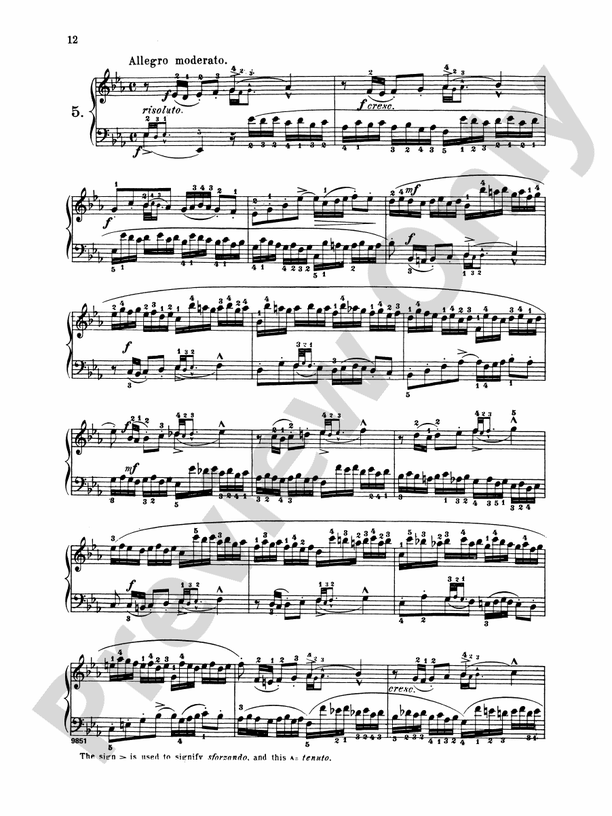 Bach: Two-Part Inventions (Ed. Mason): 5. Two-Part Invention Part ...