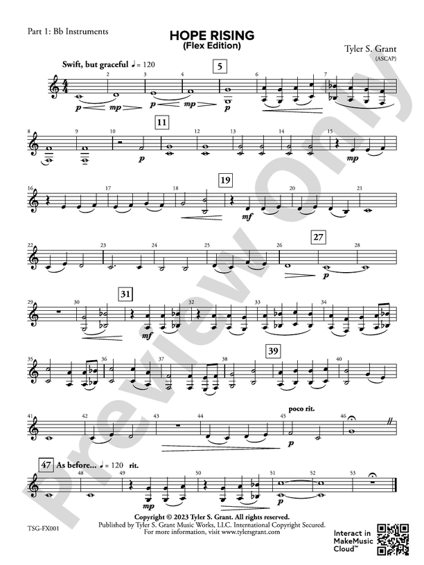 Hope Rising : Part 1 - B-flat Instruments: Part 1 - B-flat Instruments ...