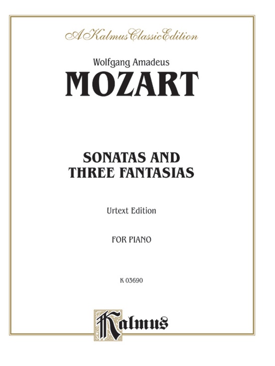 Mozart: Sonatas (Urtext): Piano Book: Wolfgang Amadeus Mozart - Digital Sheet Music Download